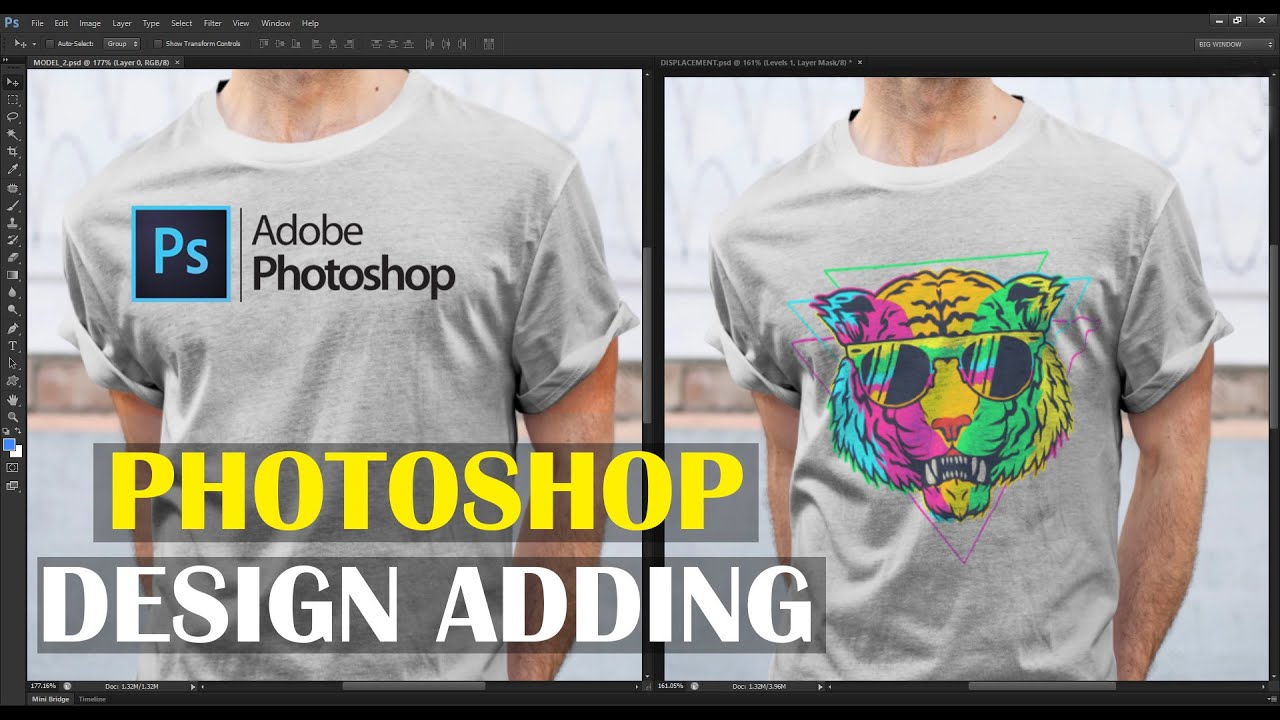 How to Add Patterns & Design to Clothing in Photoshop | Design and ...