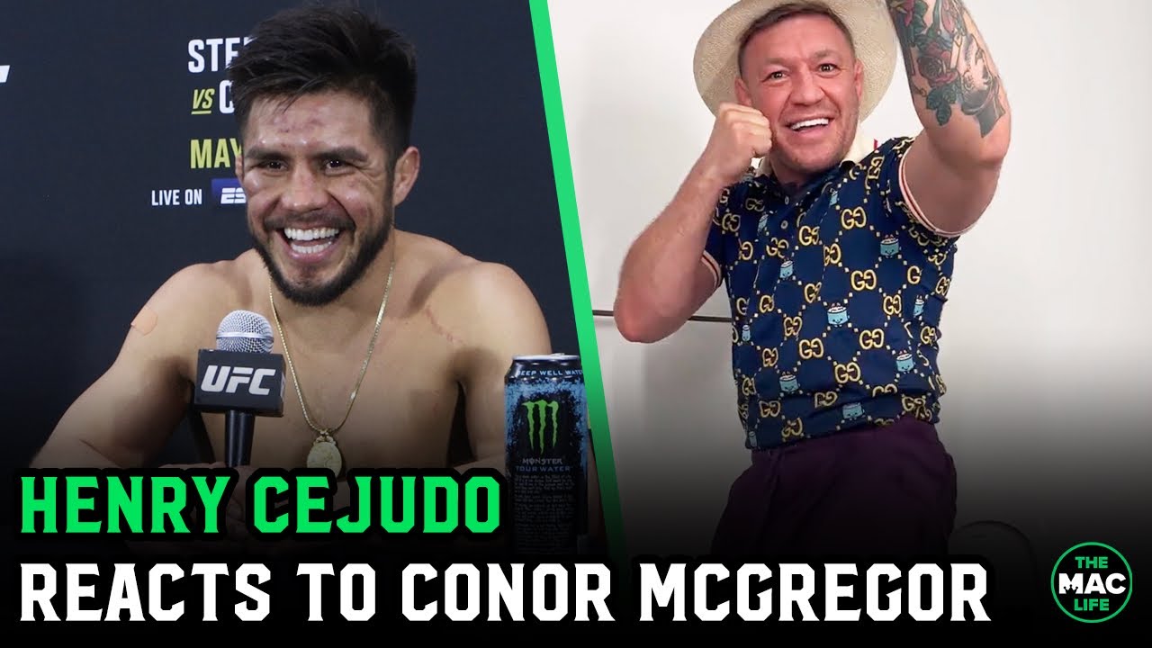 Henry Cejudo responds to Conor McGregor’s coaching tips: “Thanks Conor!” - YouTube