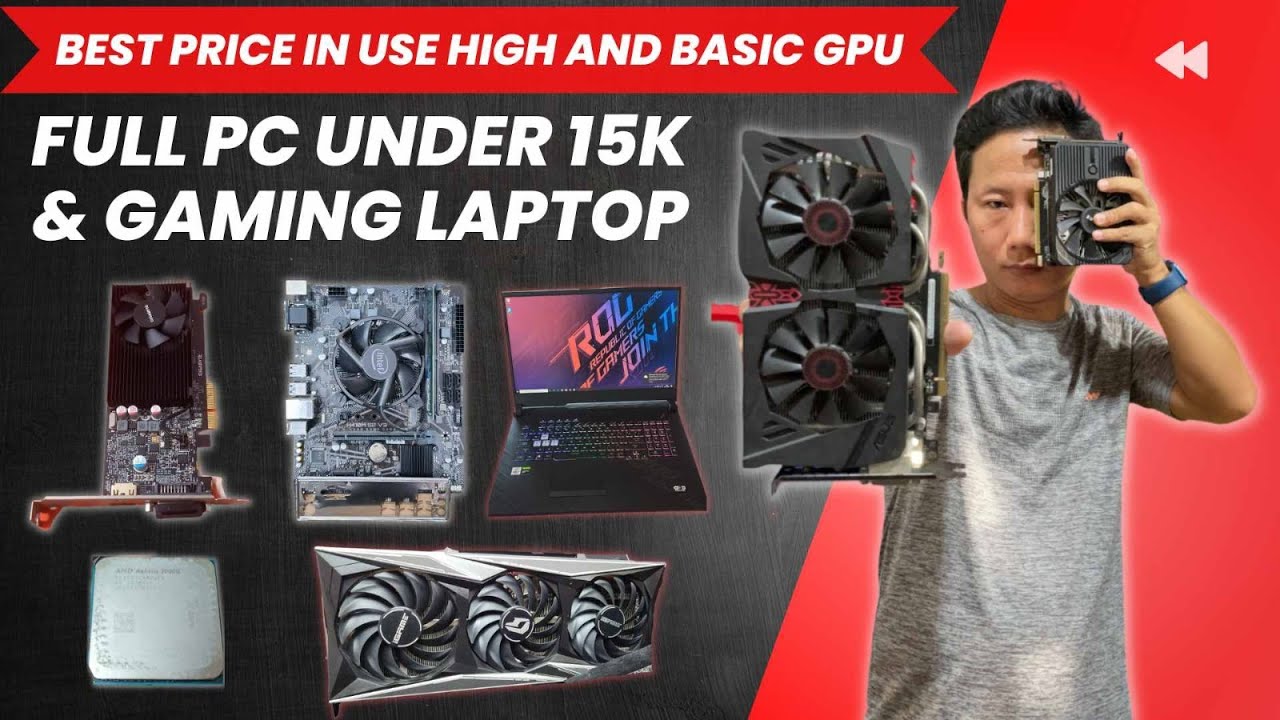 Best Price in USED High and Basic GPU Graphics Card, Full PC Under 15K ...