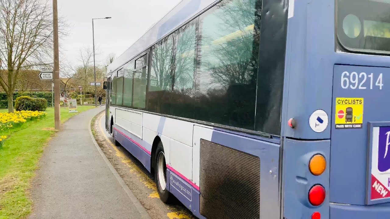 First Bus Doncaster X First Hampshire 69214 On 58f From Finningley To ...