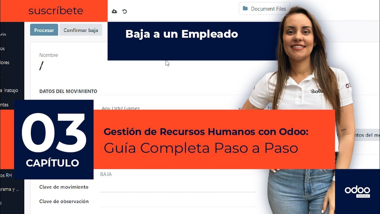Cómo dar de baja a un empleado en Odoo | Gestión responsable y conforme a procesos - YouTube