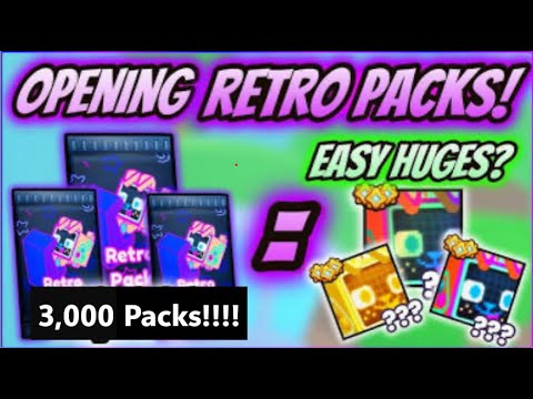Opening 3,000 Retro Packs In PS99!!!! - YouTube