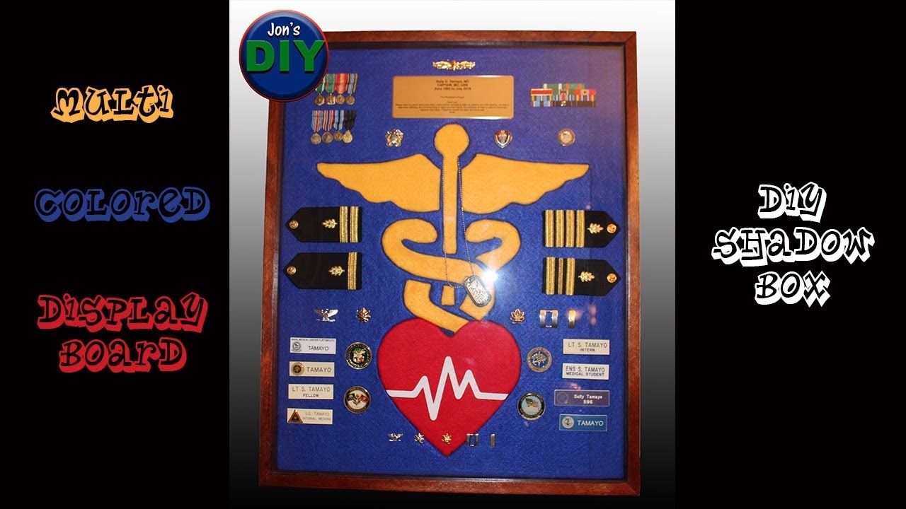 Military Shadow Box Medical Field (Jon's DIY) - YouTube