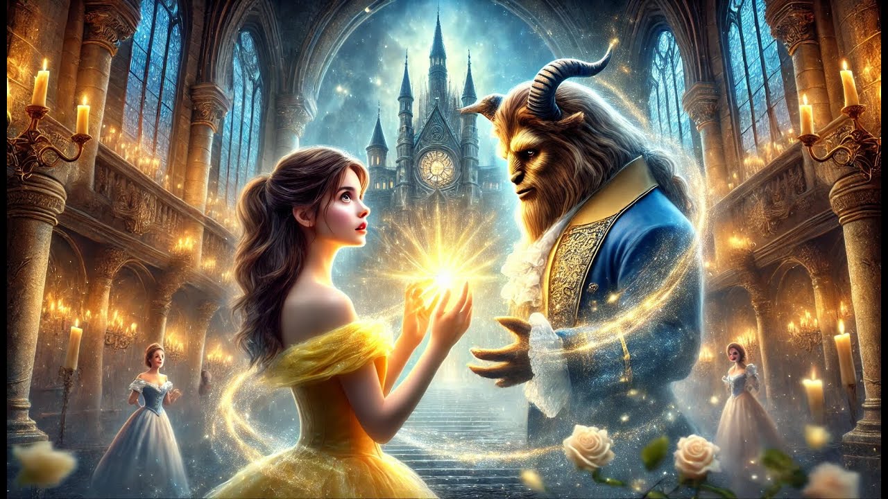 Beauty and the Beast/Beauty and the Prince/Monster in castle/Princess ...