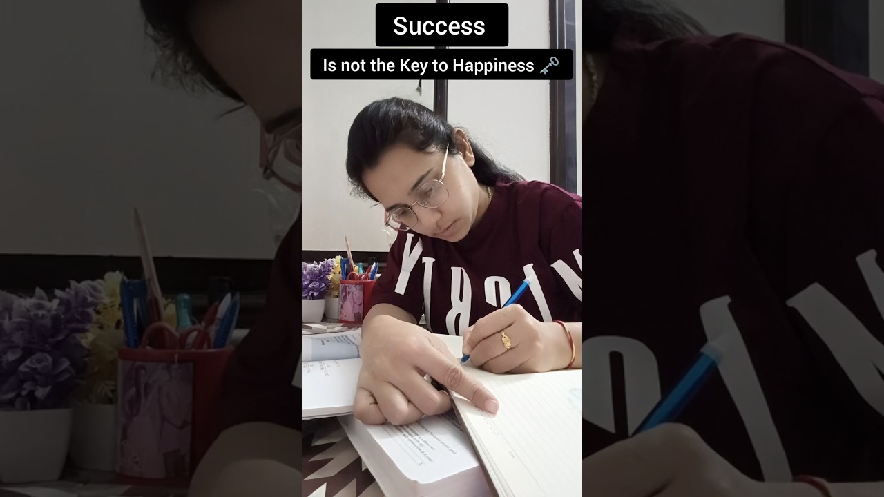 Happiness is the Key to Success 🎯🗝️#shorts#motivation#ca#cs#cma#exam ...