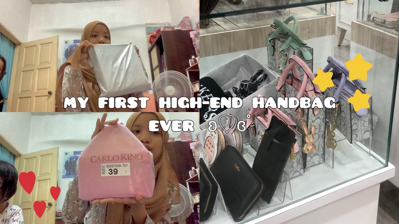 my first high-end handbag ever - YouTube