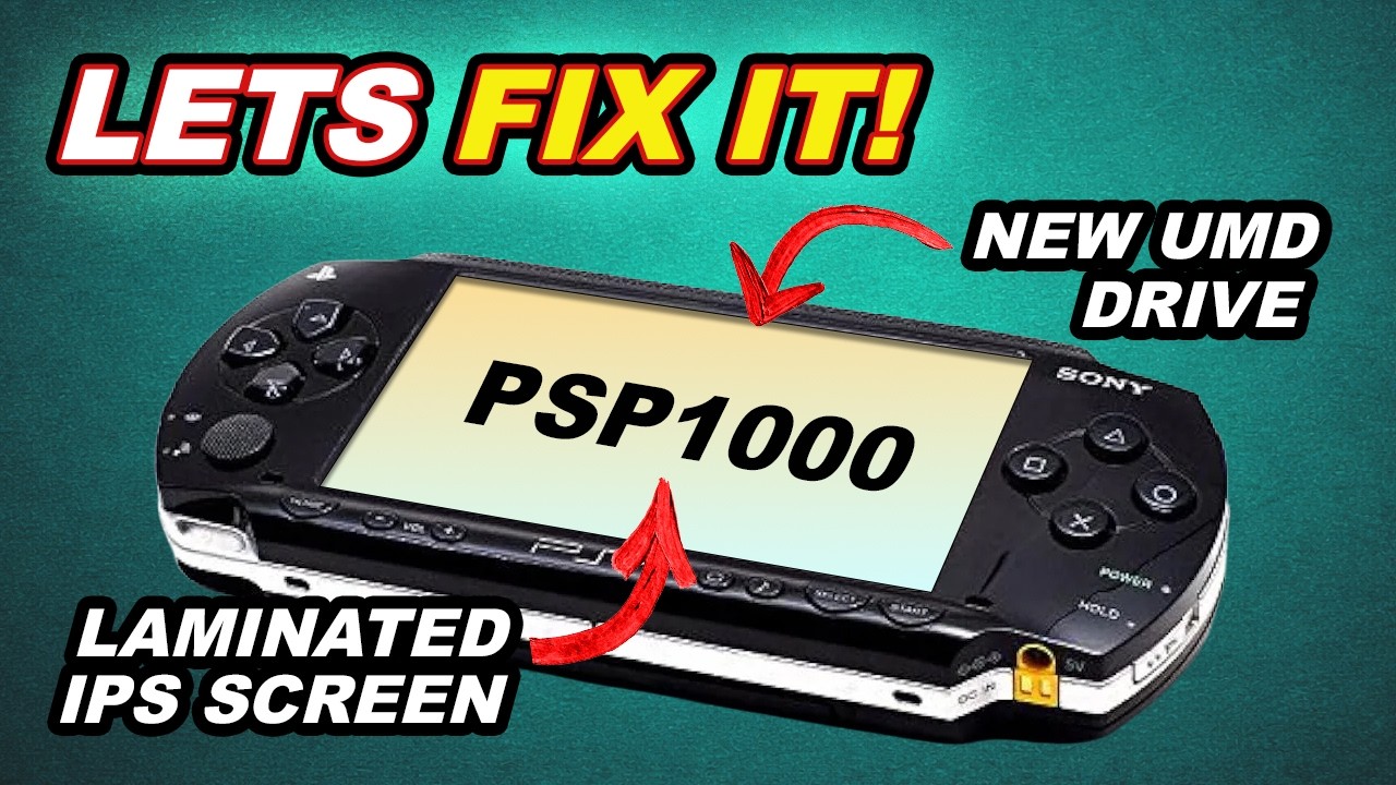 Can This Broken PSP Be Fixed? UMD Drive & Screen Replacement in 2026 ...