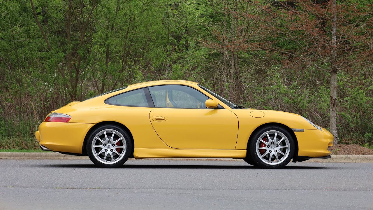 39k Mile Speed Yellow Porsche 996 Carrera, Drive Video - YouTube