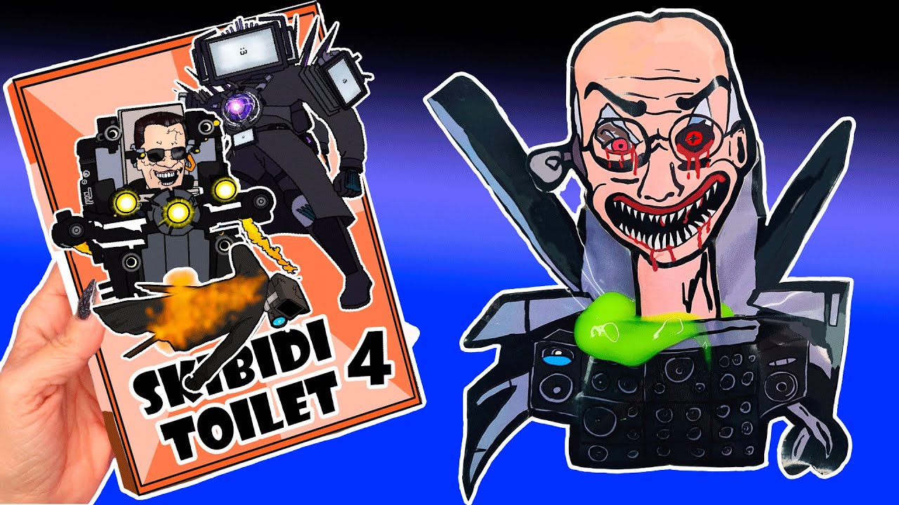 HAZ UN LIBRO PARA JUGAR SKIBIDI TROILET 4🚽 PAPELITUS - YouTube