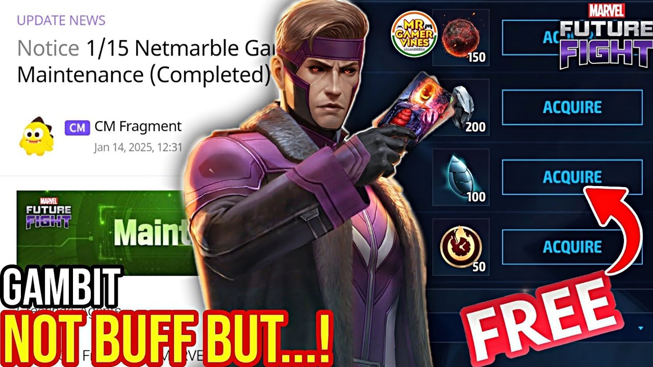 (FREE TIER-4) 🤨 Not BUFF Gambit But...! | FIXED | Marvel Future Fight ...