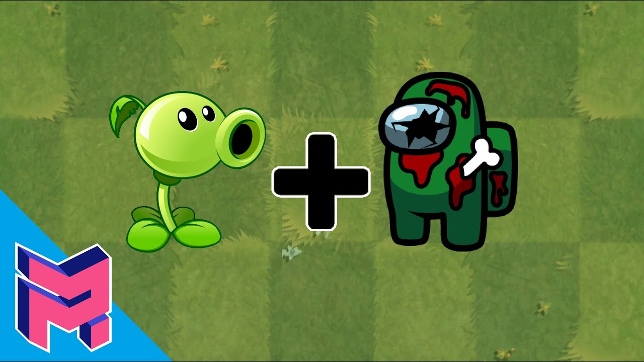 Among Us Zombie + Peashooter - Plants vs Zombies Animation - YouTube