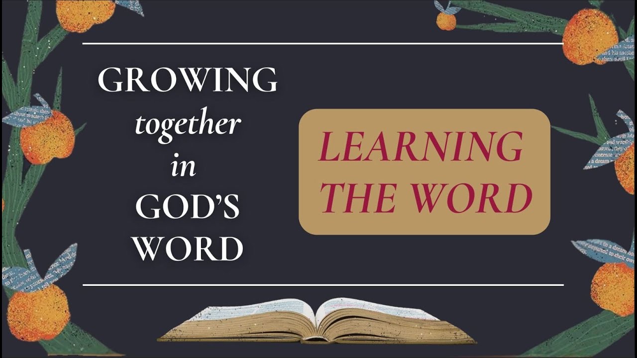 Learning the Word - YouTube