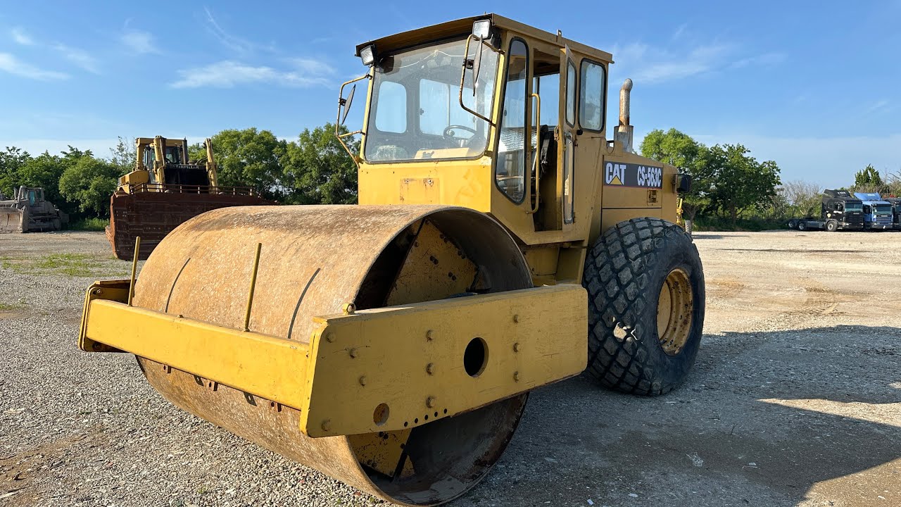 CAT Roller CS-563C 1999y(3116T) V.I.NN00640 - YouTube