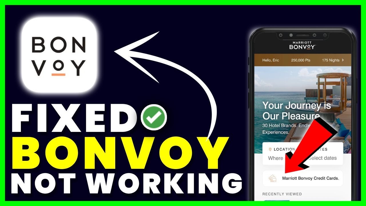 Marriott Bonvoy App Not Working: How to Fix Marriott Bonvoy App Not Working - YouTube