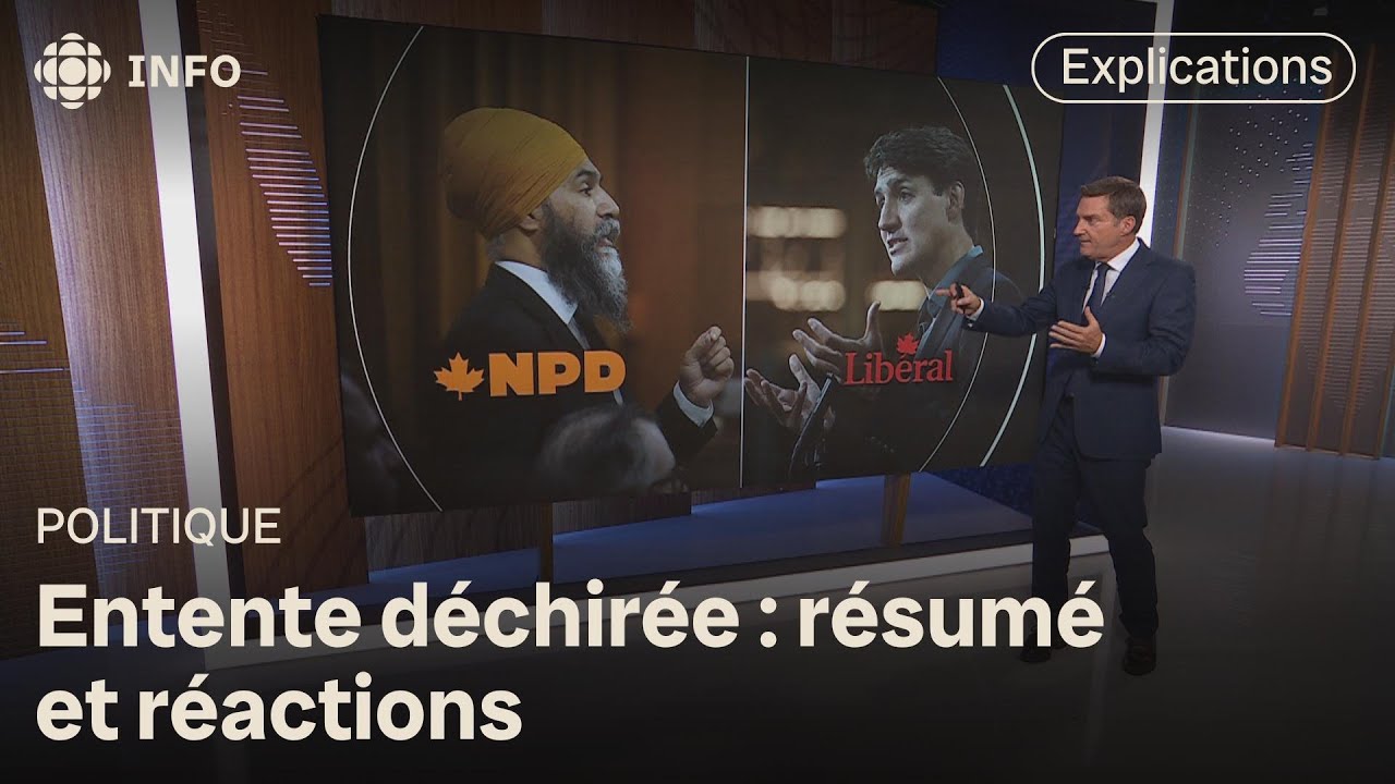 Fin de l'alliance NPD-PLC : la réactions des partis politiques au ...