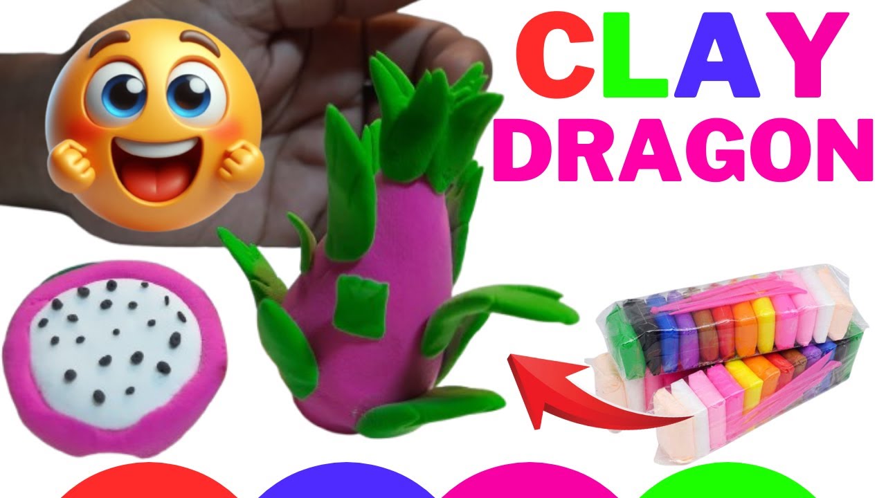 How to Make Fruits Modelling Clay for Kids || DIY How To Make Miniature ...