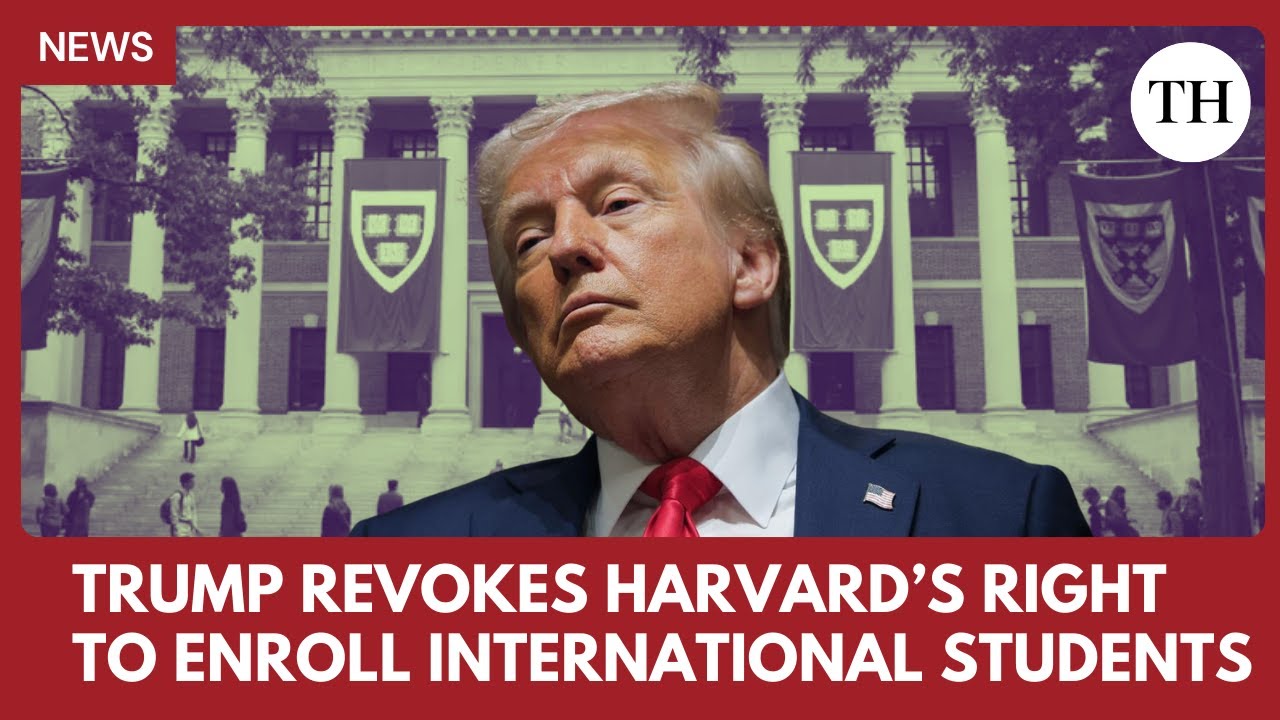 Trump administration revokes Harvard’s right to enroll international students - YouTube