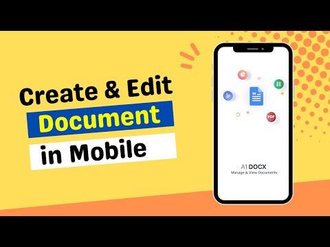 How to Edit Document in Mobile