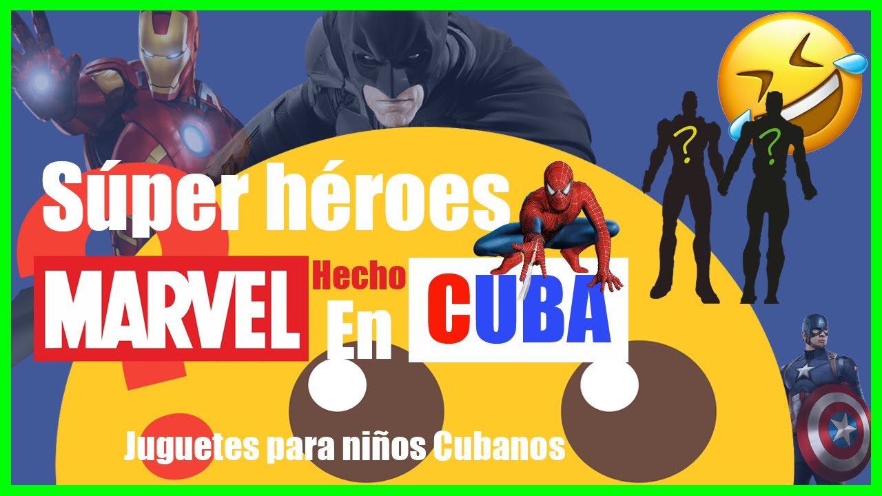 Súperhéroes Marvel | IRONMAN, CAPITÁN AMÉRICA, BATMAN | Hechos en CUBA ...