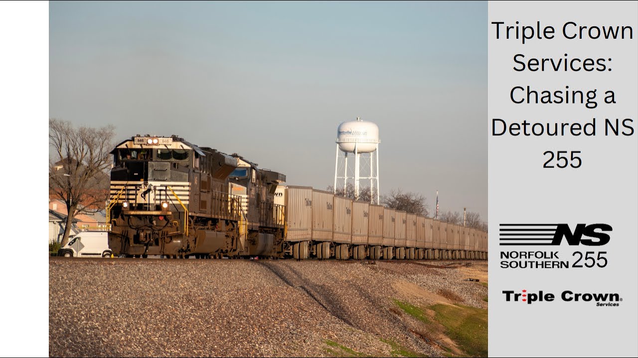 Triple Crown Services: Chasing a detoured NS 255 on the NS St. Louis ...