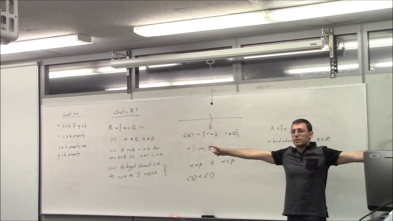Introduction to Math Analysis (Lecture 3): Real Numbers Are Complete ...