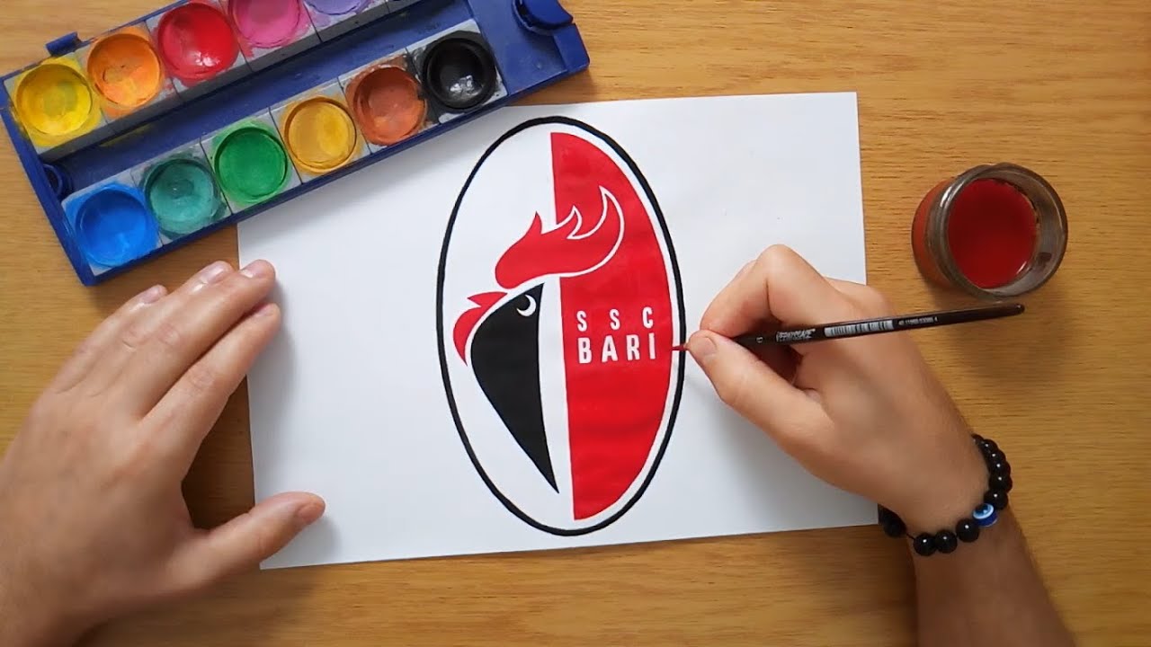 Come disegnare il logo di SSC BARI - YouTube