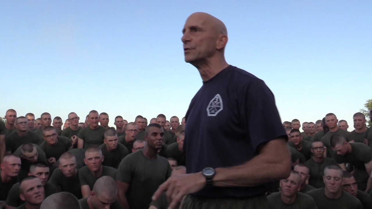 India Company RTR Commander Speech After Motivational Run - YouTube