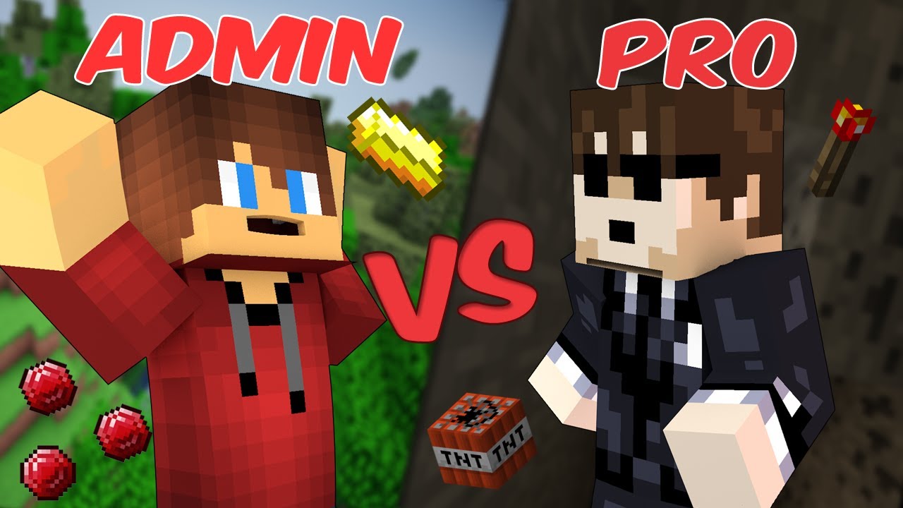 Pro Vs Admin - Minecraft - YouTube