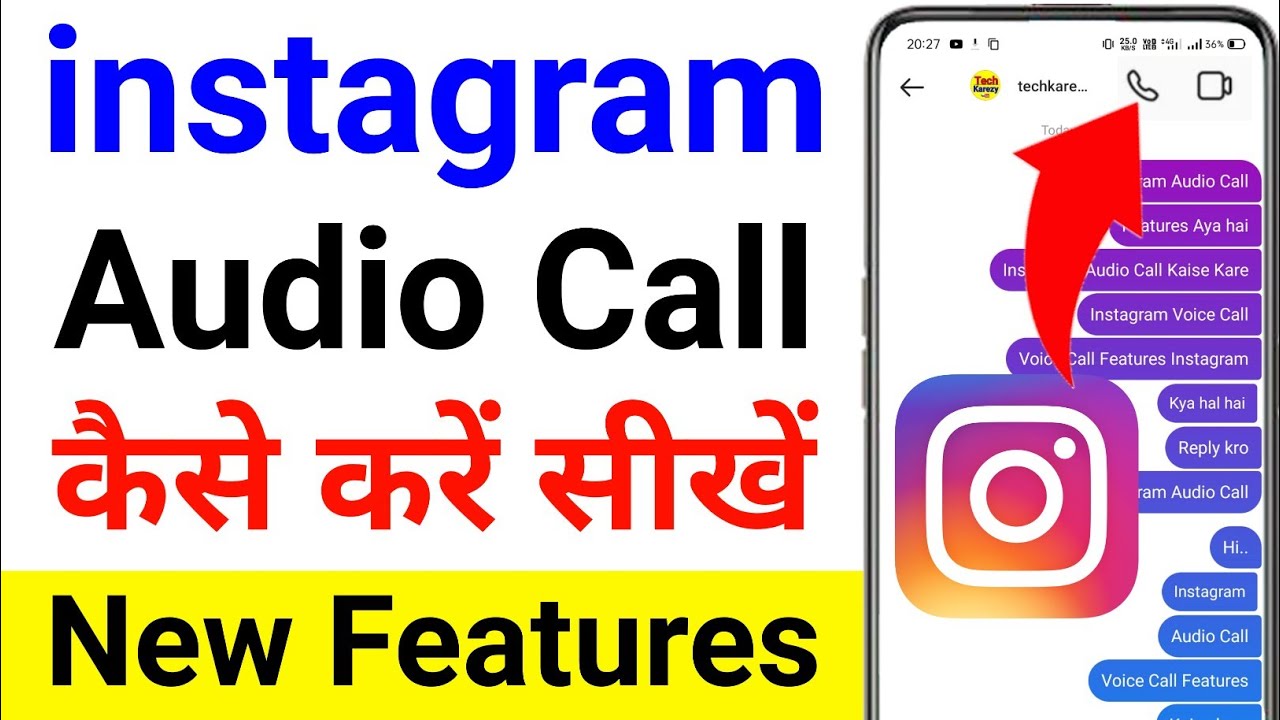 Instagram Voice Call Features | Instagram Audio Call Kaise Kare ...