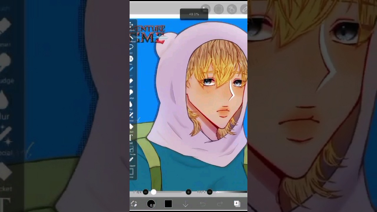 FINN FROM ADVENTURE TIME🌟 , DO YOU LIKE IT??♡ , I MISS YOU☆~ #adventuretime #art #artwork # ...