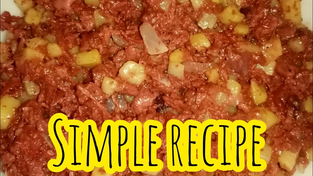 CORNED BEEF WITH PATATAS || TIPID ULAM || PHILIPPINES - YouTube