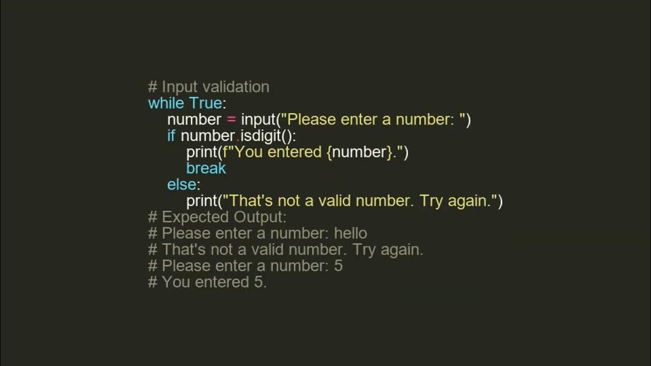 Python - input(): Interacting with Your Programs - YouTube