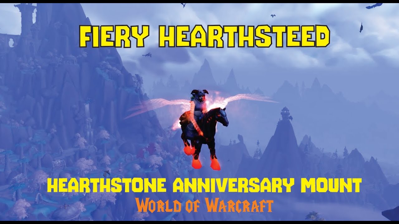 Fiery Hearthsteed - Limited Time Mount in World of Warcraft! (FREE ...