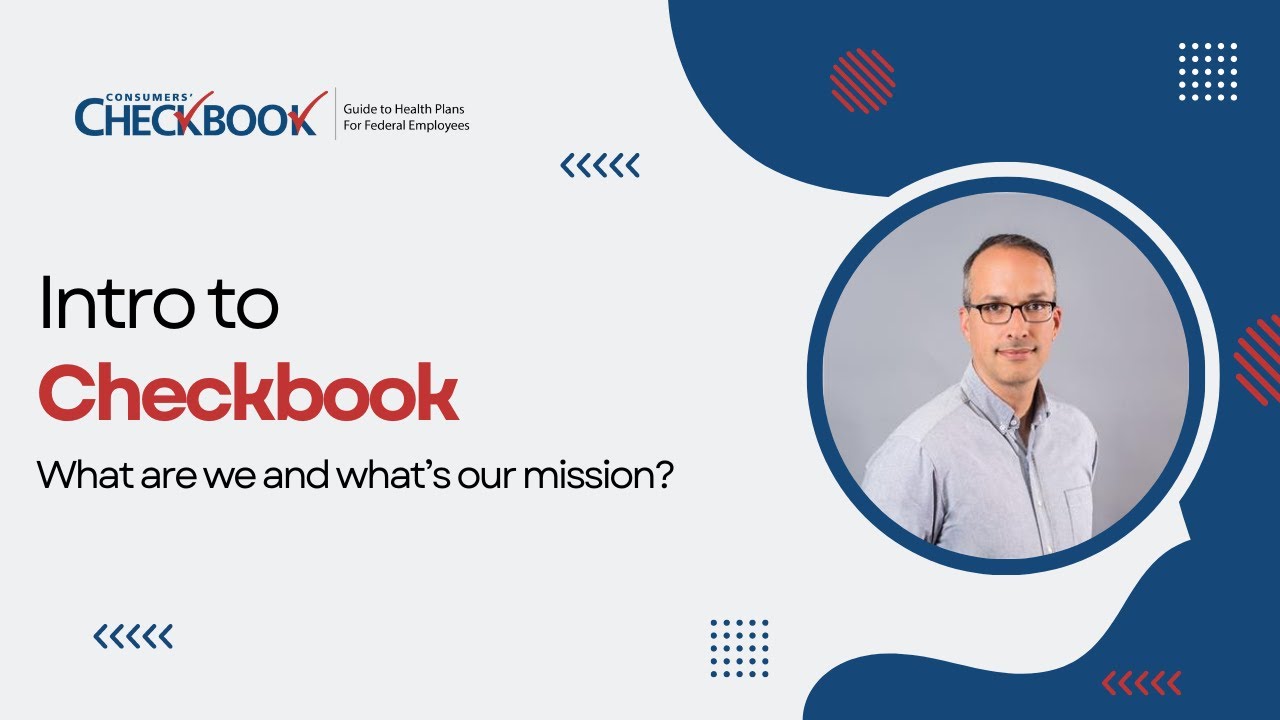 Welcome to Checkbook Health | Checkbook's Guide to Health Plans - YouTube