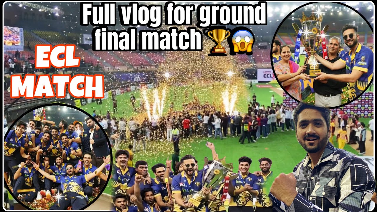 ECL Match Vlog 🏏 | Elvish yadav ka systum chal gaya 😱 | elvish yadav ...