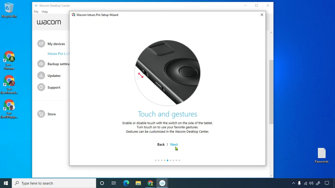 PC Wacom Intuos 01 Start Wizard - YouTube