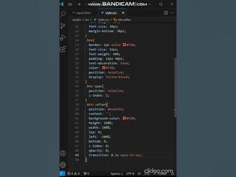 7/100 Short: Button Animation with CSS ||#html #webdevelopmentcompnay #webdevelopment #html5 ...
