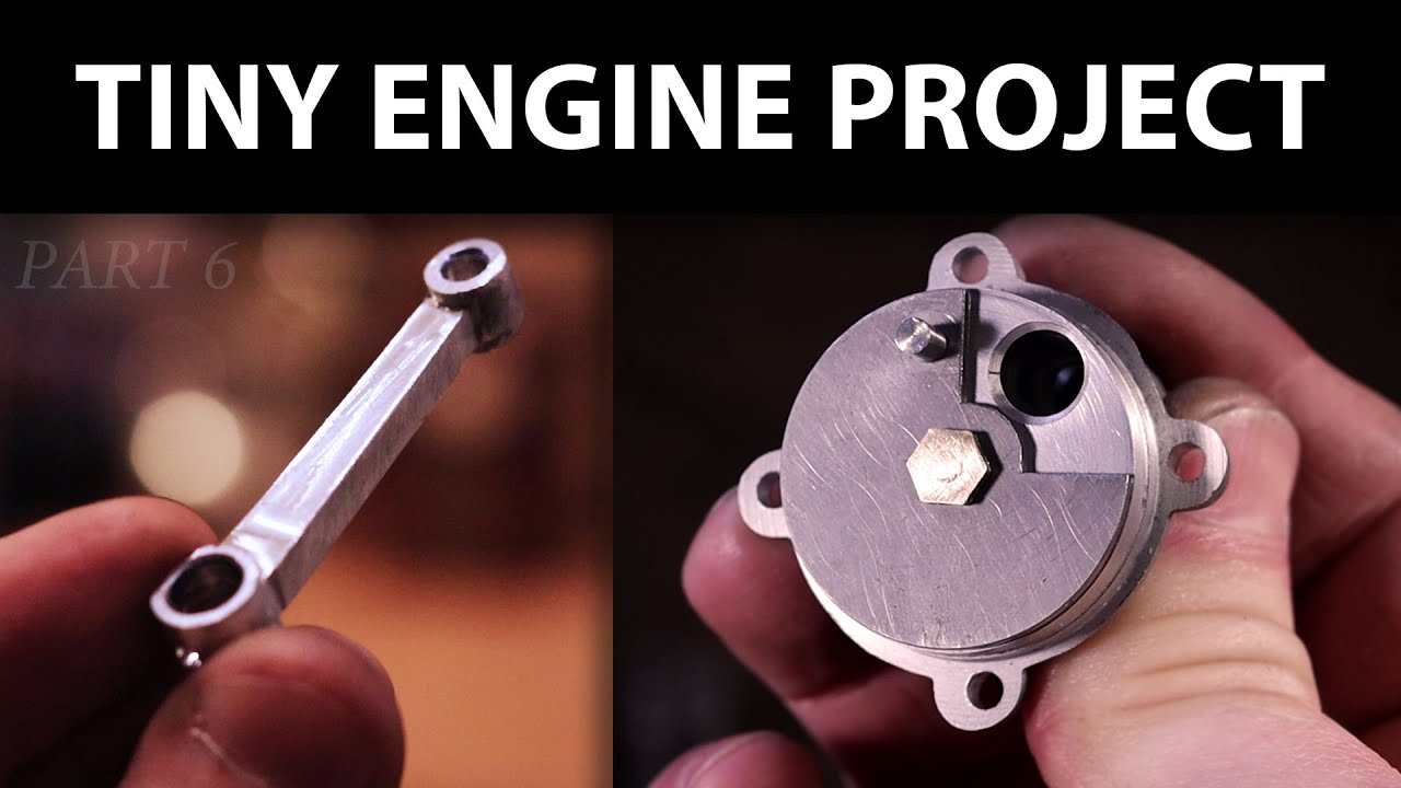 Making a Tiny Engine #6 Rotary Valve, Conrod and a Gudgeon Pin - YouTube