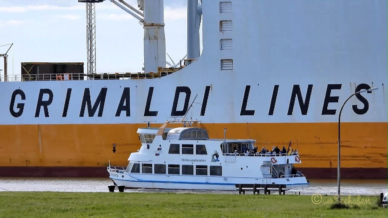 Fahrgastschiff ATLANTIS passenger ferry outbound Emden DD2047 MMSI ...