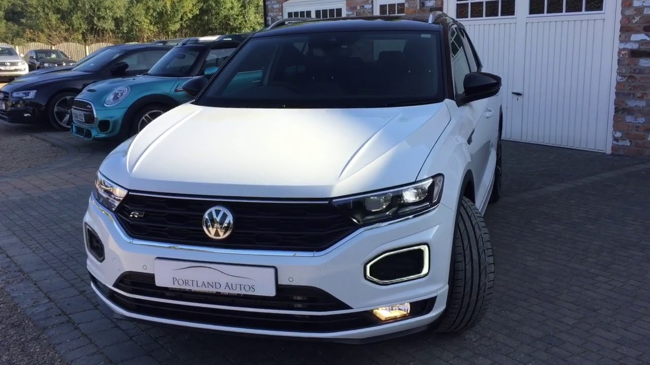 VOLKSWAGEN T-ROC R-LINE TSI 4MOTION DSG FOR SALE IN WHITE SILVER ...