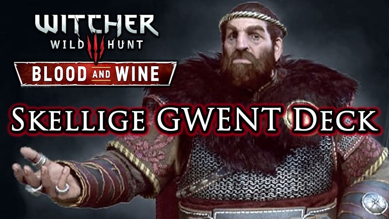 Witcher 3 🌟 BLOOD AND WINE GWENT Winning the Skellige Deck with Crach ...