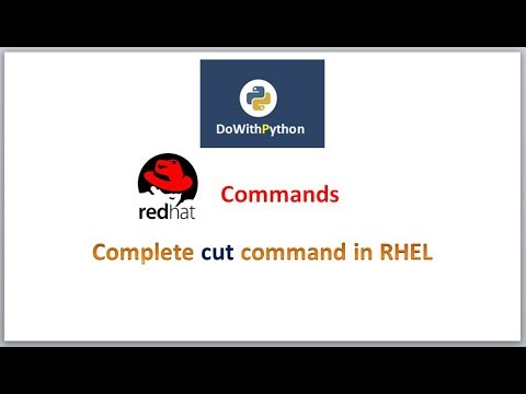 RHEL Commands | video- 9 | Complete cut command in RHEL Server - YouTube