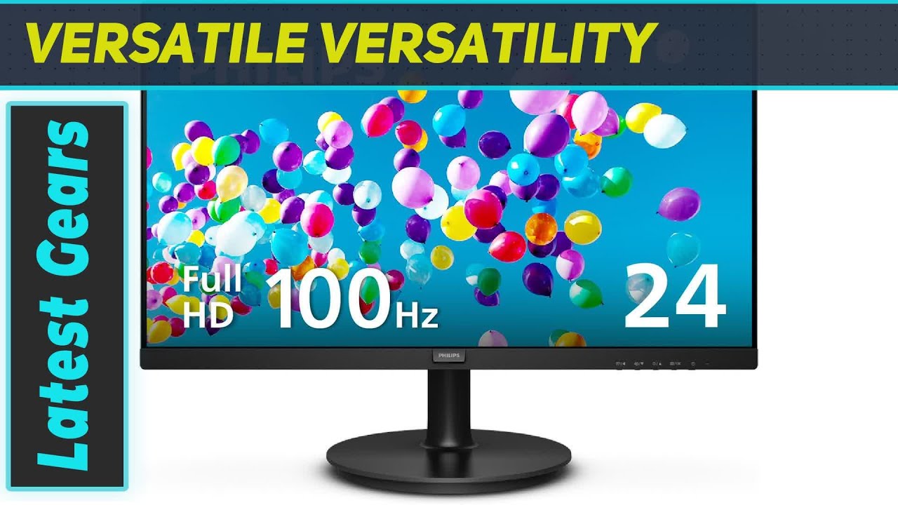 Philips 241V8LB 24 Frameless Monitor Review - YouTube