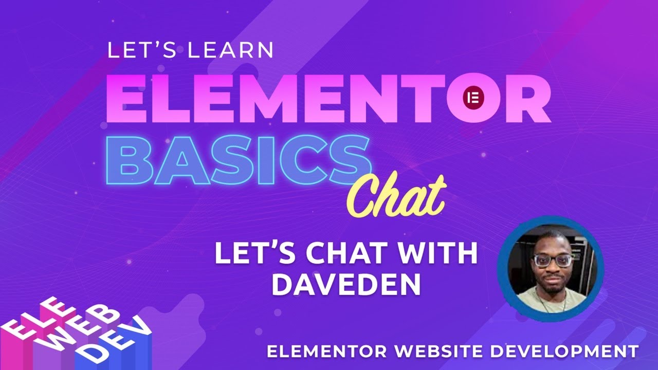 EleWebDev Chat with DaveDen - 6-21-2024 - YouTube