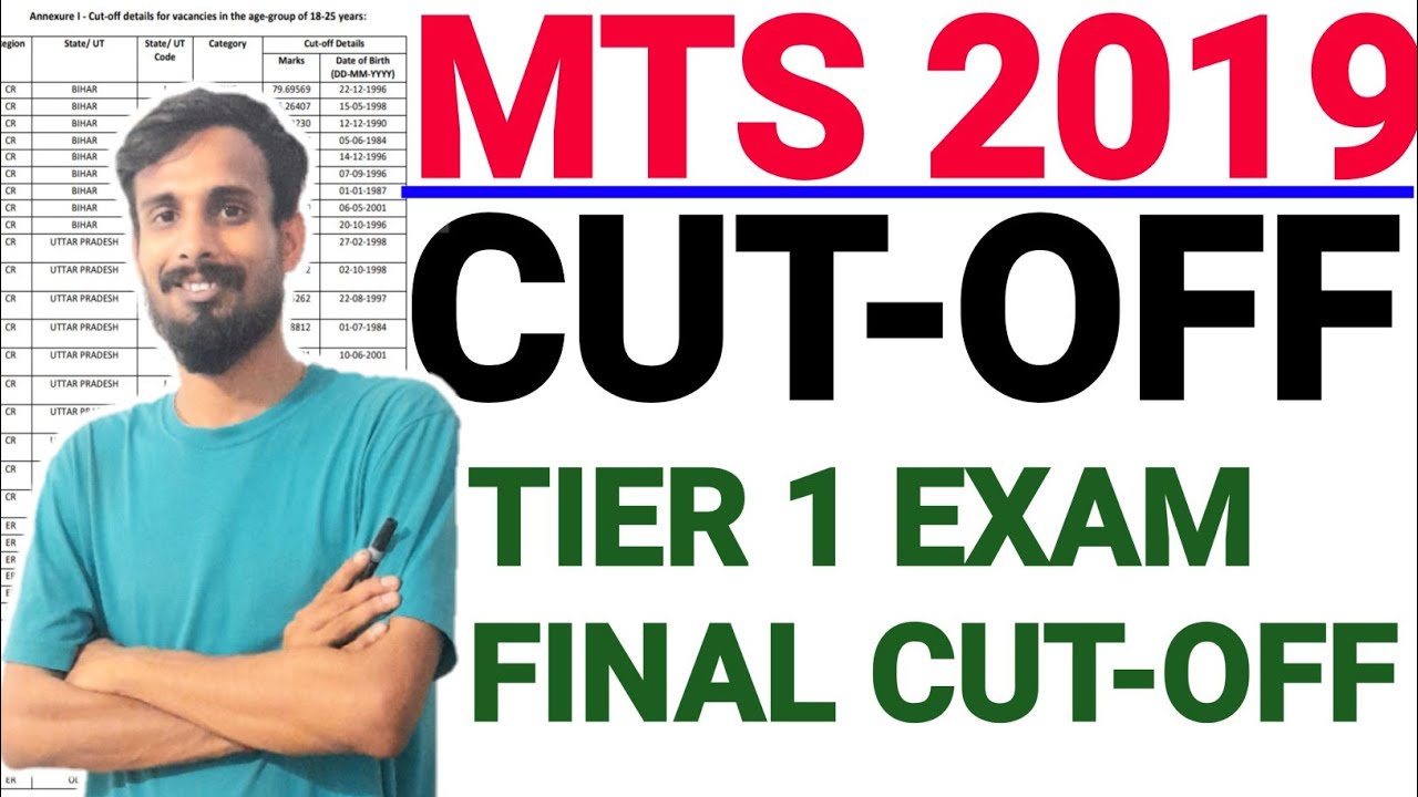 SSC MTS cut off 2019 | SSC MTS cut off | MTS CUT OFF | ssc mts previous ...