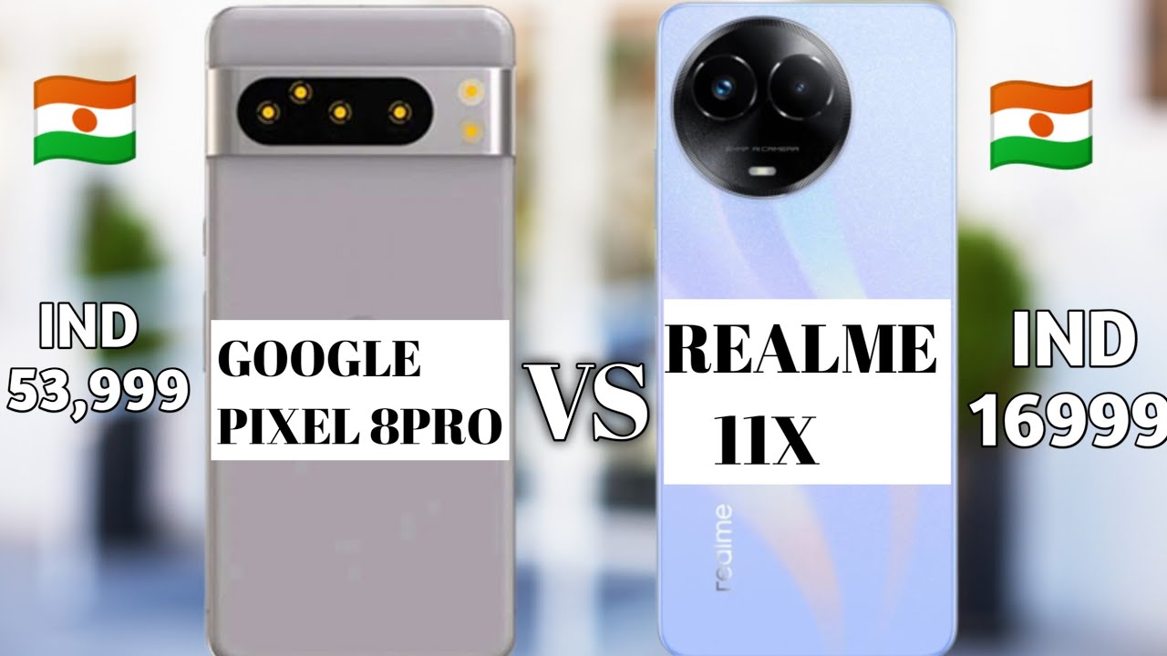 Google pixel 8pro vs realme 11x camprision video all spece - YouTube