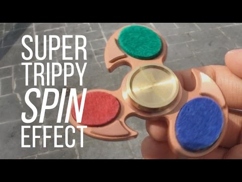 EASY TRIPPY FIDGET SPINNER EFFECT - DIY TUTORIAL - YouTube