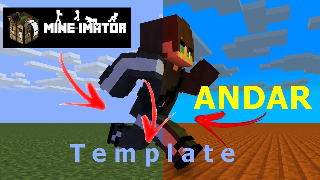 MINE-IMATOR #01 COMO ANDAR USANDO TEMPLATES DE ANIMAÇÃO - YouTube