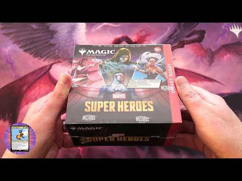 MTG Marvel Super Heroes Draft Night Unboxing - MYTHICS!