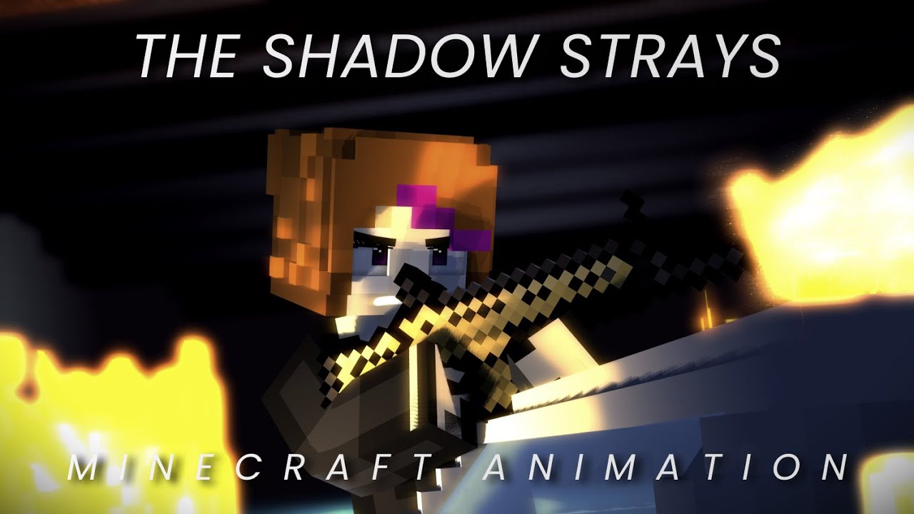 The shadow strays | warehouse scene REMAKE - Minecraft animation - YouTube